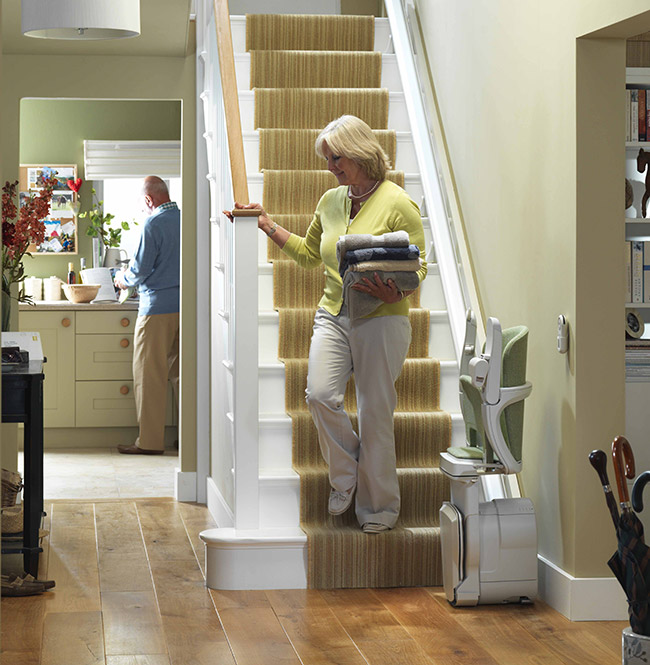 Stairlifts Folds to Save Space on your Staircase | Stannah